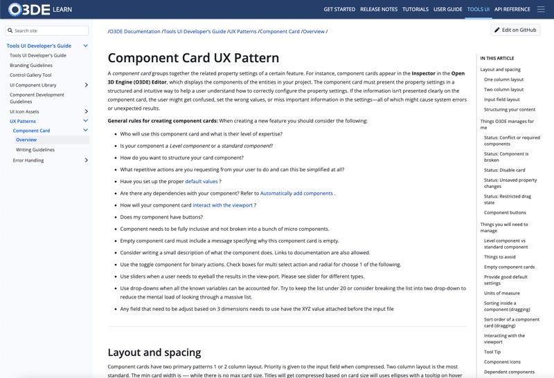 Introducing the Blue Jay Design System for O3DE - O3DE
